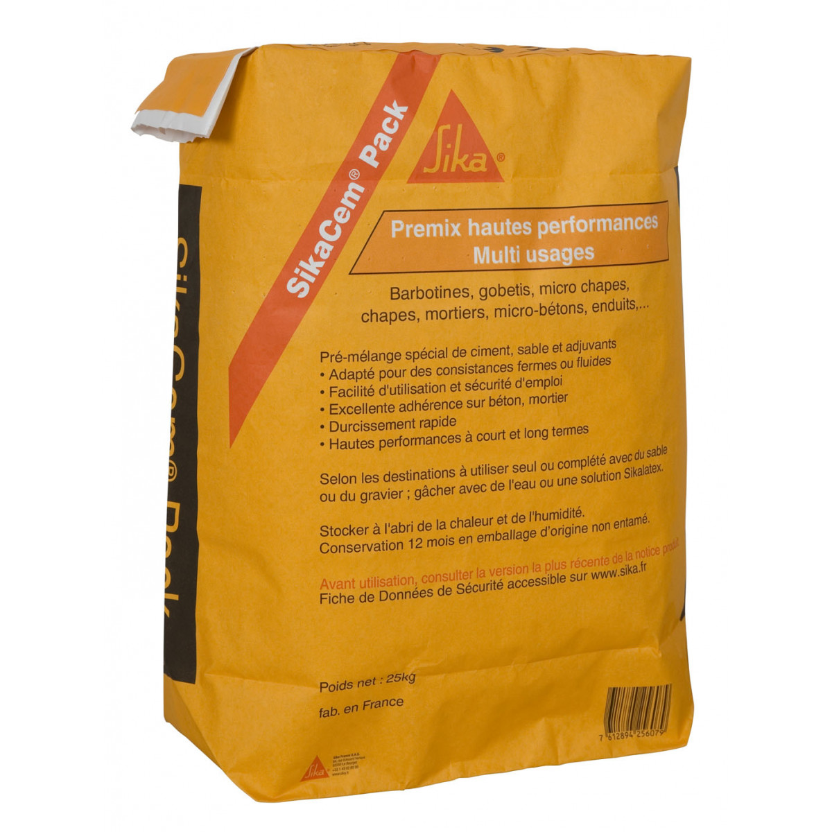 Mortier De Prémix Pour Chape Sikacem Pack Gris - Manubricole ...