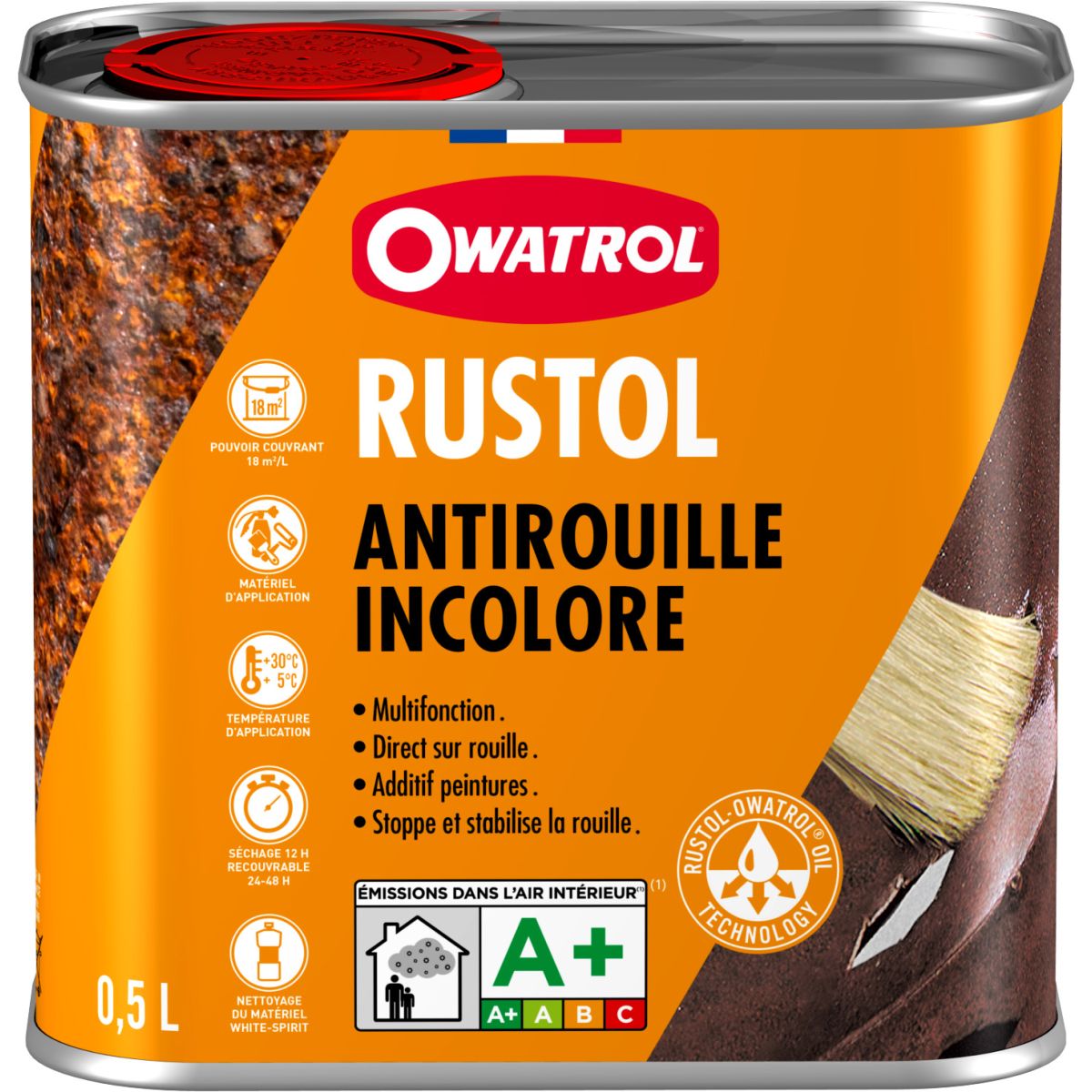 Rustol Antirouille multifonction Incolore - 0,5L - Manubricole ...